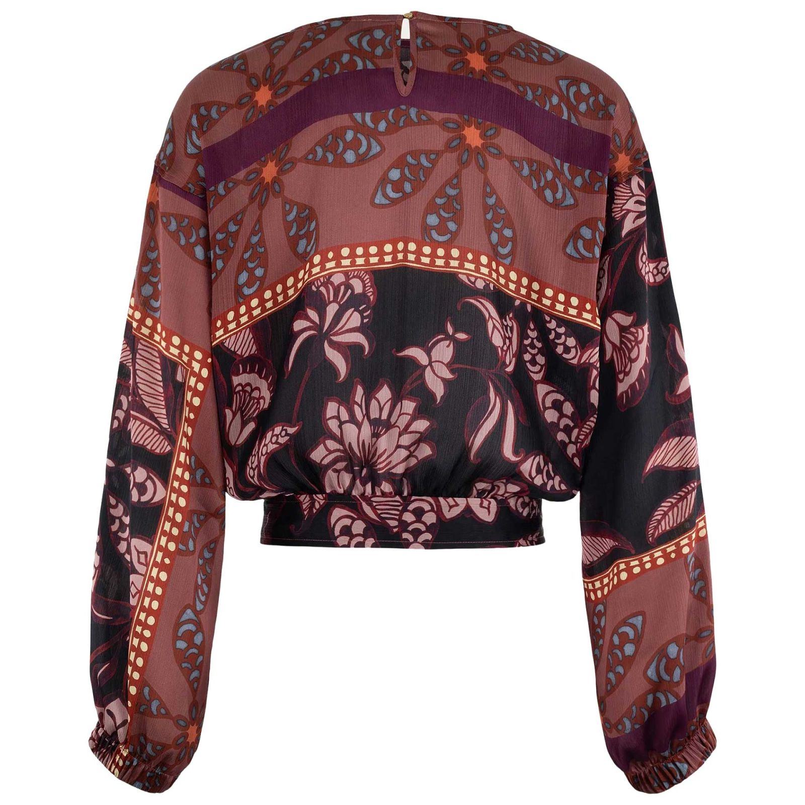 Anna Blouse aubergine maat XXL - Bestel online
